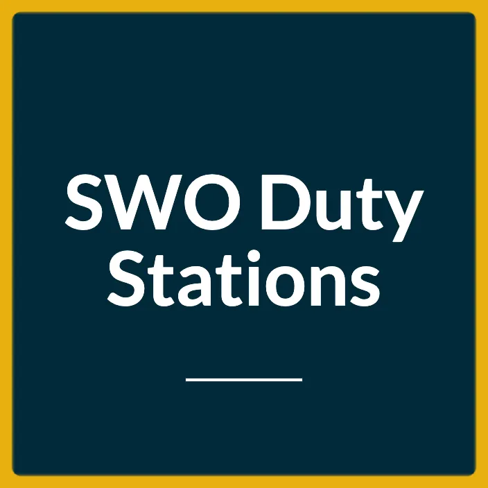 Where Do Navy Surface Warfare Officers (SWO) Get Stationed?